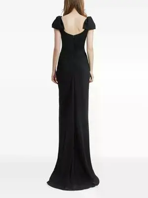 GEMY MAALOUF Squared Neckline Corset Maxi Dress