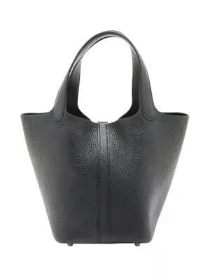 Hermès 2019 Clemence Picotin 18 Handbag - Black