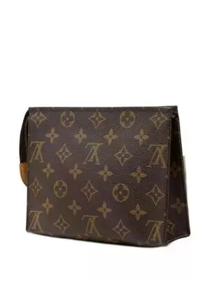 LOUIS VUITTON 2004 Monogram Toiletry Pouch 19 Clutch Bag