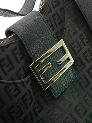 Fendi Zucchino Canvas Shoulder Bag