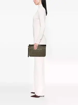 Saint Laurent 2020 Raffia Rive Gauche Clutch Bag