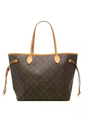 LOUIS VUITTON 2008 Monogram Neverfull Mm Tote Bag - Brown