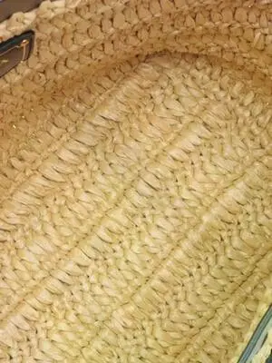 Prada 2013-2026 Raffia Basket Bag Satchel