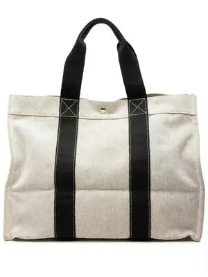 Hermès 2000-2015 Toile Bora Bora Gm Tote Bag - Grey