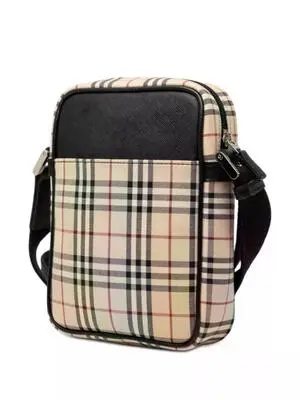 Burberry House Check Canvas Crossbody Bag