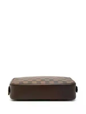 LOUIS VUITTON 2001 Damier Ebene Trousses Toilette 25 Clutch Bag
