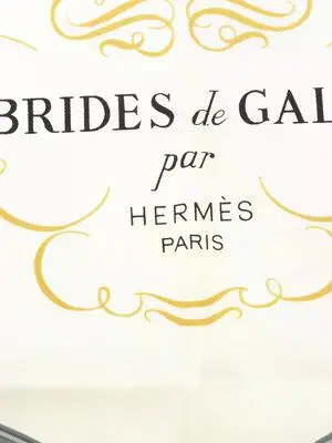 Hermès 20th Century Brides De Gala Silk Scarf 90 Scarves - Blue