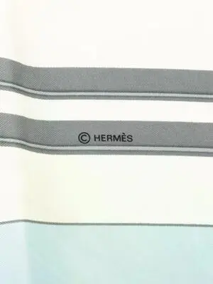 Hermès 20th Century Brides De Gala Silk Scarf 90 Scarves - Blue