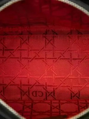 Dior 2004 Medium Lambskin Cannage Lady Satchel - Black