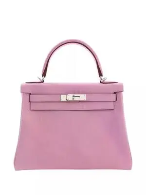 Hermès 2022 Togo Kelly Ii Retourne 28 Satchel - Pink