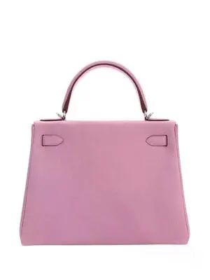 Hermès 2022 Togo Leather Kelly Ii Retourne 28 Satchel - Pink