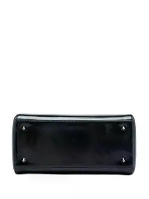 Dior 2013 Medium Patent Lady Satchel - Black