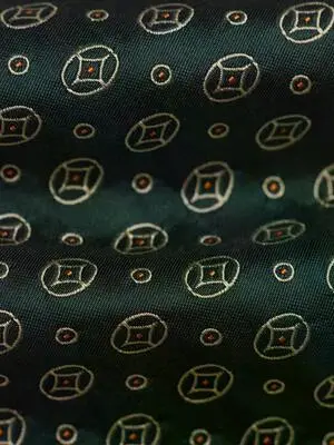 Ralph Lauren Geometric Print Silk Neck Tie