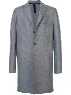 Harris Wharf London Single-breasted Coat - Grey