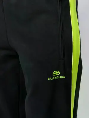 Balenciaga Jogging Trousers With Neon Appliqu