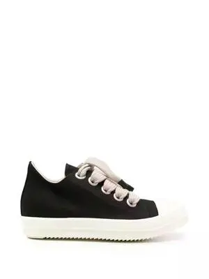 Rick Owens Lace-up Low-top Sneakers - Black