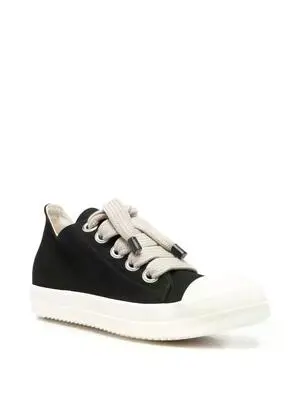 Rick Owens Low-top Lace-up Sneakers - Black