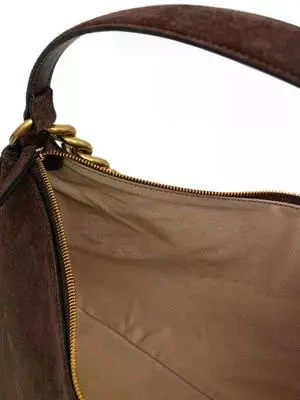 TWINSET Chain-link Suede Tote Bag