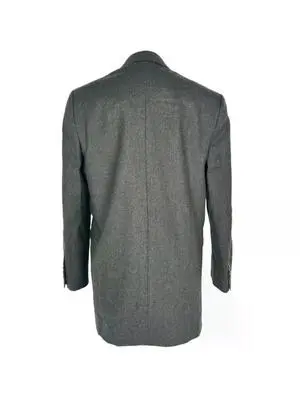 Celine Single-breasted Structured Blazer - Grey