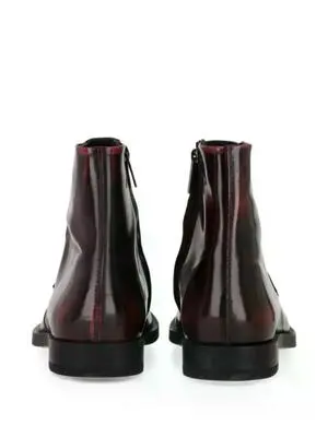 TOD'S Polished Finish Penny-strap Ankle Boots