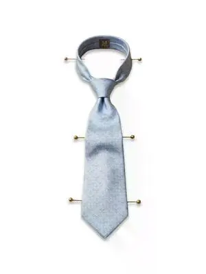 TOMBOLINI Geometric-pattern Tie - Blue