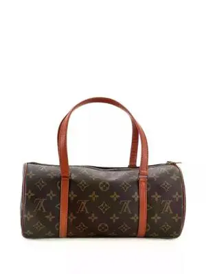 LOUIS VUITTON Papillon Handbag Monogram Canvas 30 Shoulder Bag - Brown
