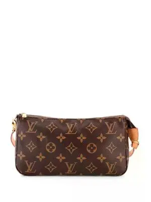 LOUIS VUITTON Pochette Accessoires Nm Monogram Canvas Clutch Bag - Brown