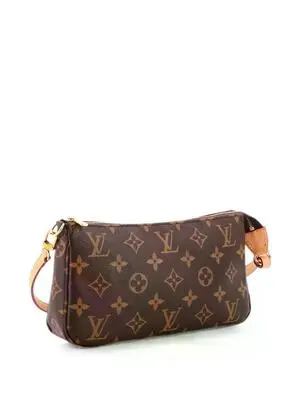 LOUIS VUITTON Monogram Canvas Pochette Accessoires Nm Clutch Bag