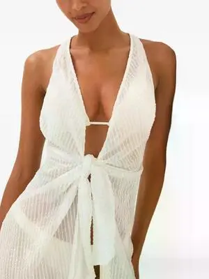 VIX PAULA HERMANNY Mita Tie-waist Beach Cover-up
