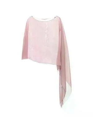 Antonelli Firenze Melone Asymmetric-hem Scarf - Pink