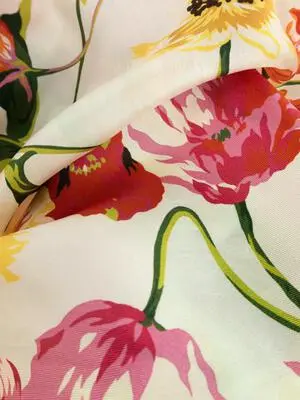 Kenzo Floral-print Silk Scarf