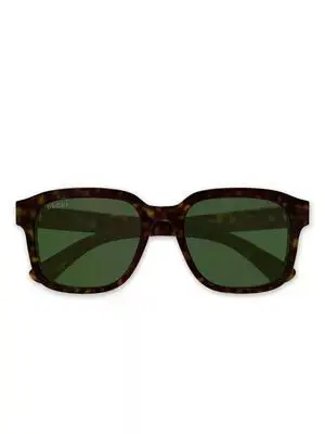 Gucci Square-frame Sunglasses - Brown