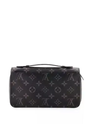 LOUIS VUITTON Zippy Wallet Monogram Eclipse Canvas Xl Small Wallets