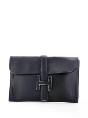 Hermès Jige Epsom Pm Clutch Bag - Blue