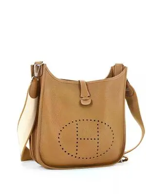 Hermès Evelyne Bag Gen Iii Clemence Pm Crossbody Bag - Brown