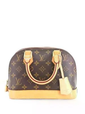 LOUIS VUITTON Alma Handbag Monogram Canvas Bb Crossbody Bag - Brown