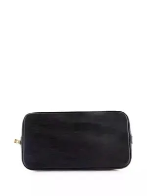 LOUIS VUITTON Vintage Alma Handbag Epi Leather Pm Satchel - Black