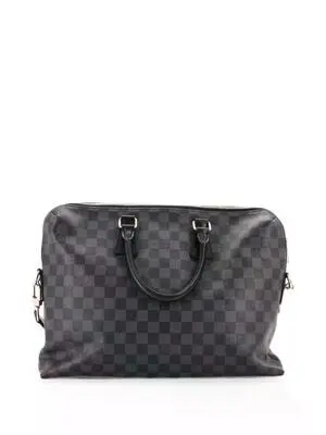 LOUIS VUITTON Porte-documents Jour Bag Damier Graphite Business Bag - Black