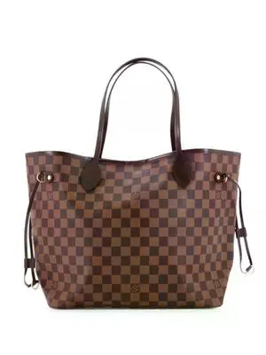 LOUIS VUITTON Neverfull Damier Mm Tote Bag - Brown