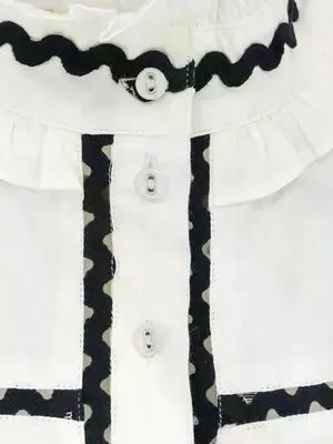 PHILIPPA 1970 Nala Ruffled-trim Puff-sleeve Shirt