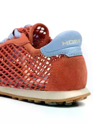 HOFF Bridge Fishnet Suede-panelled Mesh Sneakers