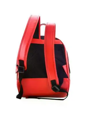 Gucci Signature Embossed Leather Small Backpack - Red