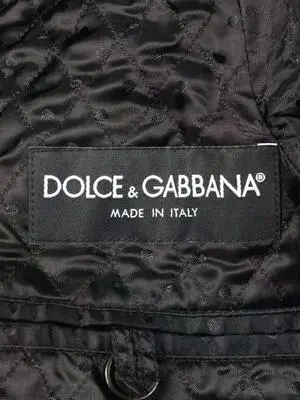 Dolce & Gabbana Double-breasted Pea Coat - Black