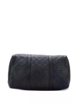 Gucci Joy Boston Bag Ssima Leather Medium Handbag - Black
