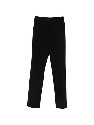 Valentino Garavani Button-front Trousers - Black
