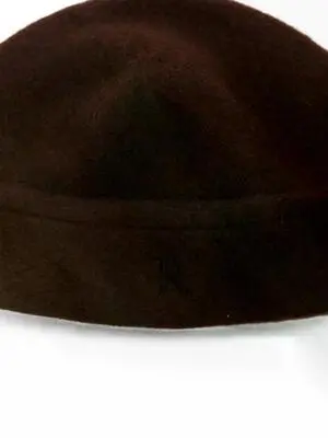 RANRA Logo-embroidered Felt Beanie Hat