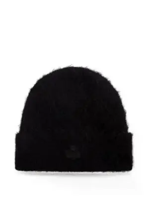 Isabel Marant Étoile Logo-patch Beanie Hat - Black