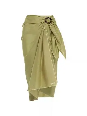 ERES Detail Sarong Skirt - Green