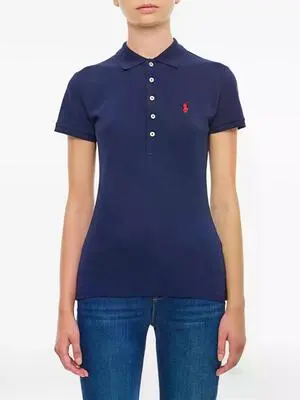 Polo Ralph Lauren Logo-embroidered Polo Shirt - Blue