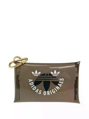 Adidas Logo-print Pouch Keyring - Brown